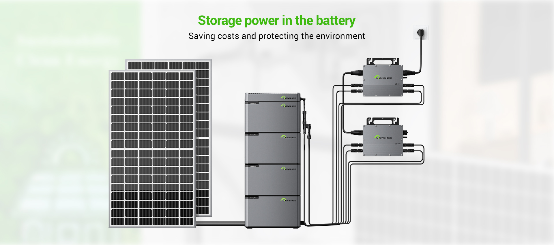 Longsheng Balcony Power Plant With Storage